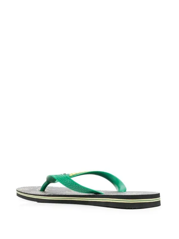 ROTATE BY BIRGER CHRISTENSEN Snakeskin-print Flip Flops