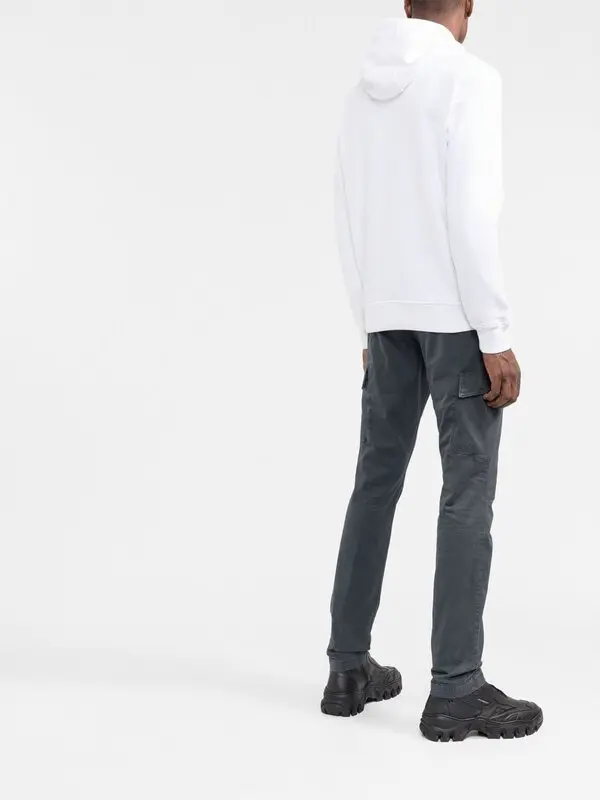 Stone Island Compass-patch Cotton Hoodie