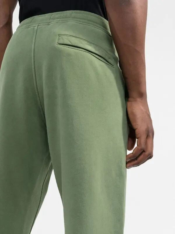 Stone Island Tapered Fleece Track Trousers - Green