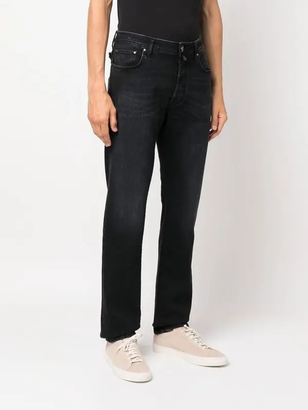 Jacob Cohen Straight-leg Jeans - Black