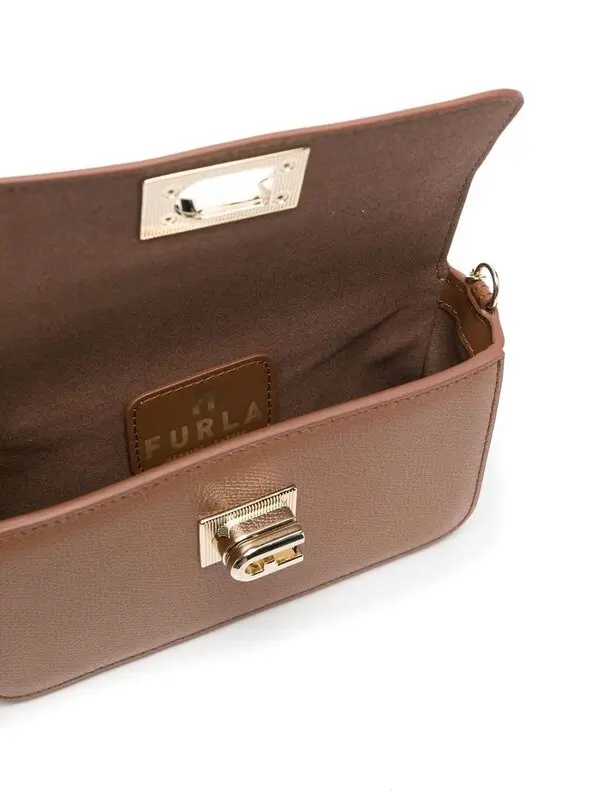 Furla Logo Plaque Satchel Bag