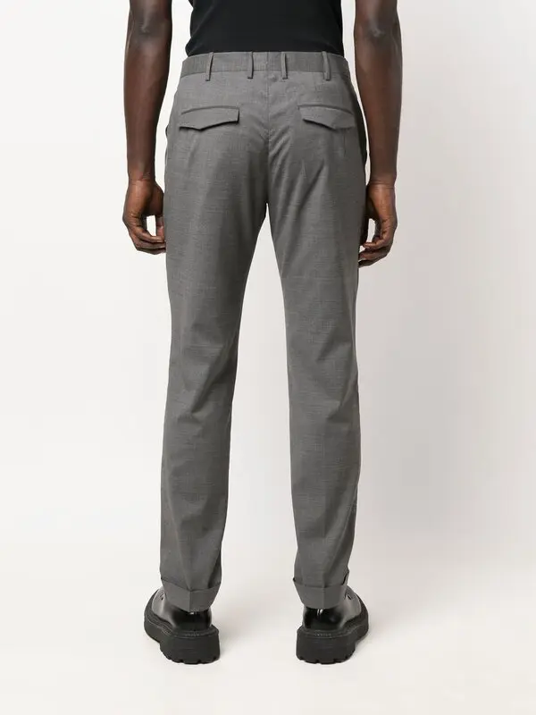 PT TORINO Tapered-leg Tailored Trousers - Grey