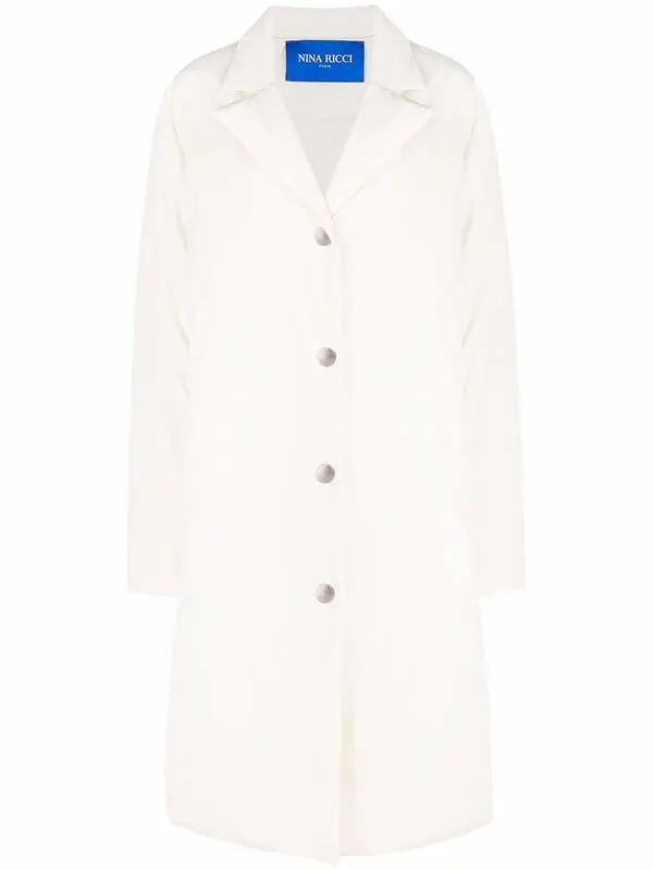 Nina Ricci Taffeta Padded Cocoon Coat