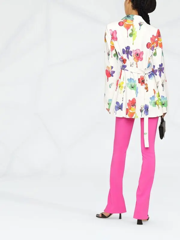 Off-White Floral-print Blazer