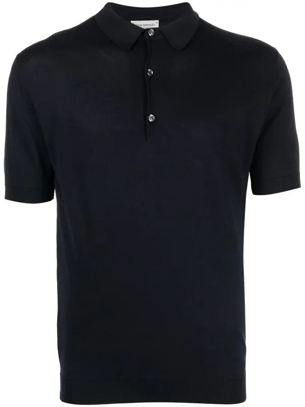 John Smedley Fine-knit Polo Shirt