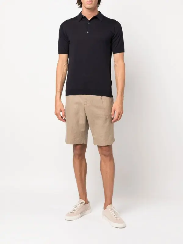 John Smedley Fine-knit Polo Shirt