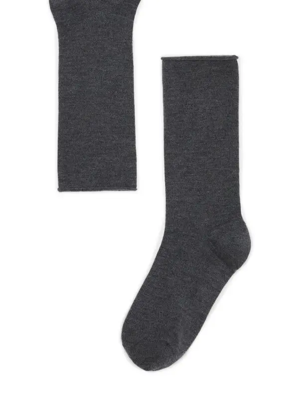 Brunello Cucinelli Fine-knit Socks - Grey