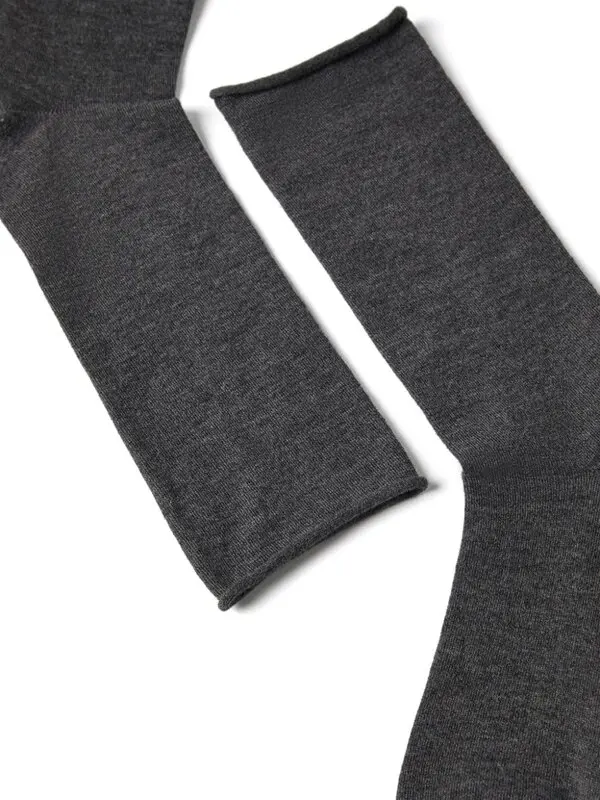 Brunello Cucinelli Fine-knit Socks - Grey