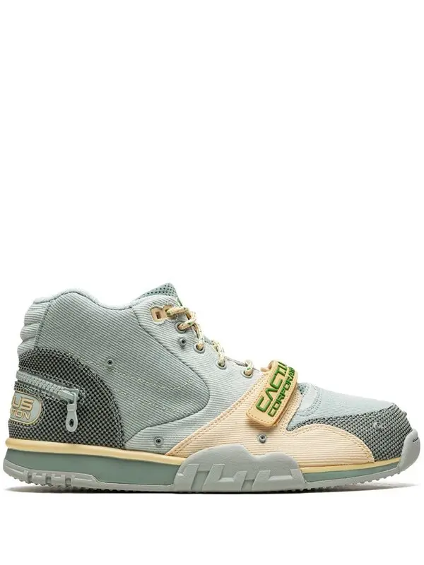 Nike X Travis Scott Air Trainer 1 Sp Haze Sneakers - Grey
