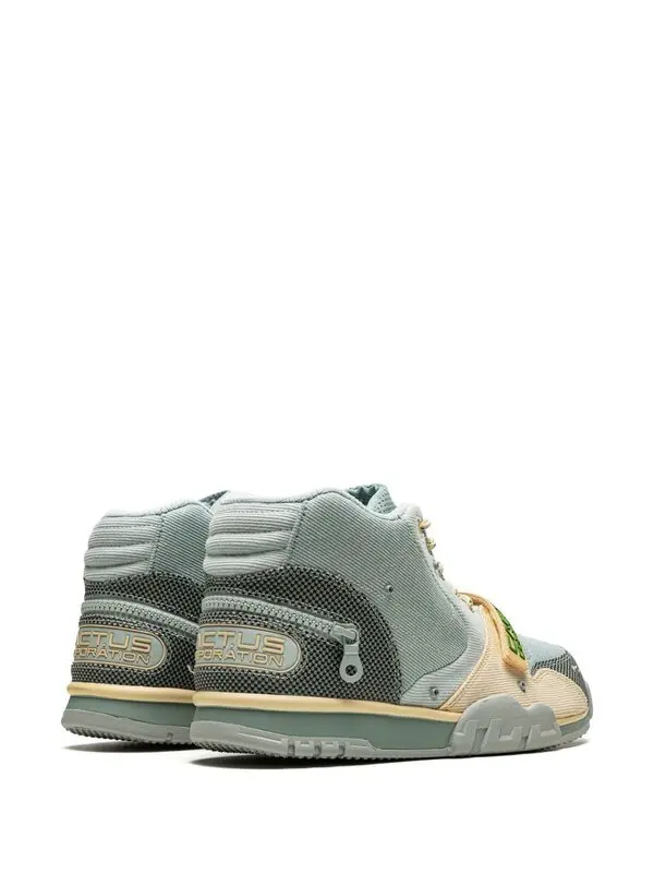 Nike X Travis Scott Air Trainer 1 Sp Haze Sneakers - Grey