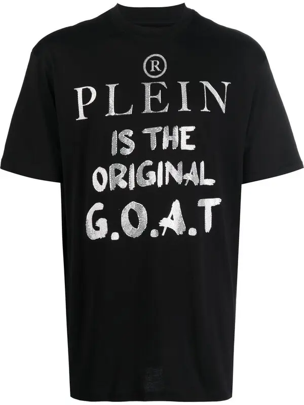 Philipp Plein Slogan-print Round Neck T-shirt