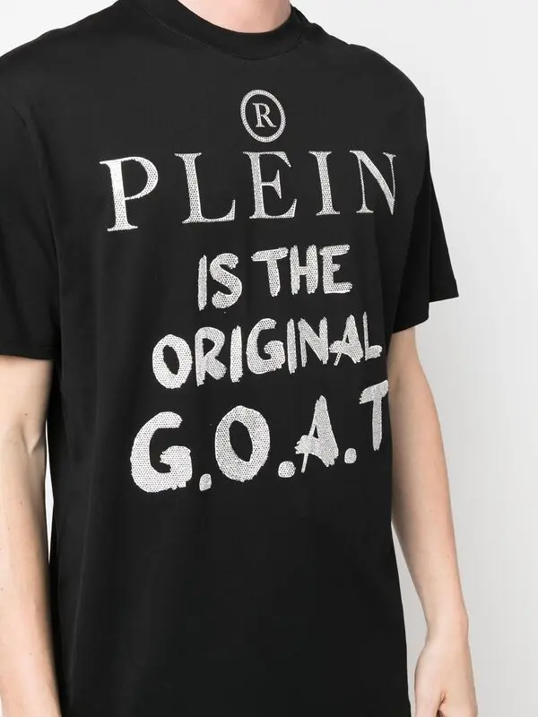 Philipp Plein Slogan-print Round Neck T-shirt