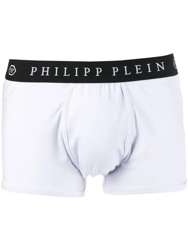 Philipp Plein Tm Graphic-print Boxers - White