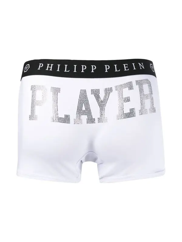 Philipp Plein Tm Graphic-print Boxers - White