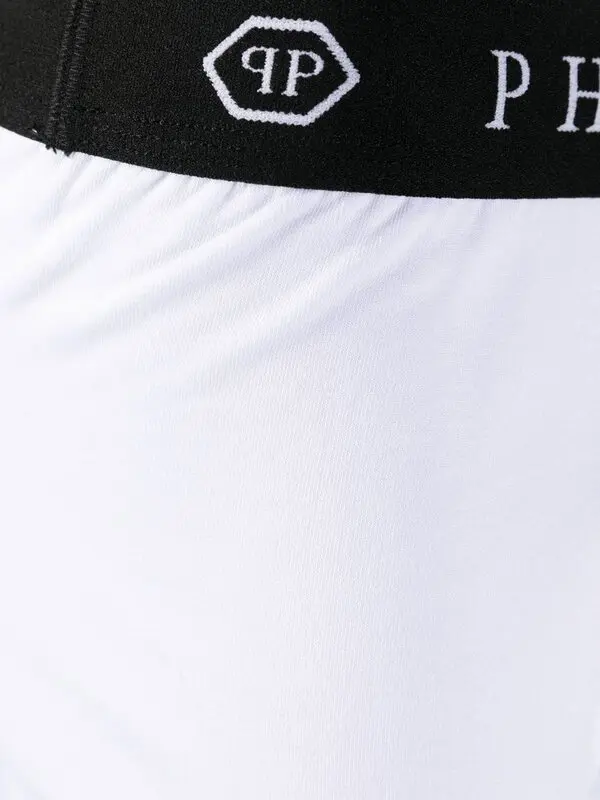 Philipp Plein Tm Graphic-print Boxers - White