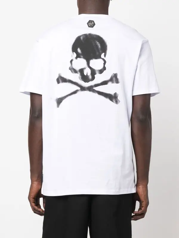 Philipp Plein Skull-print Detail T-shirt - White