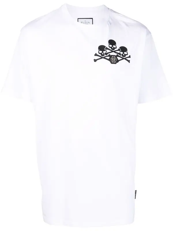 Philipp Plein Skull-print Detail T-shirt - White