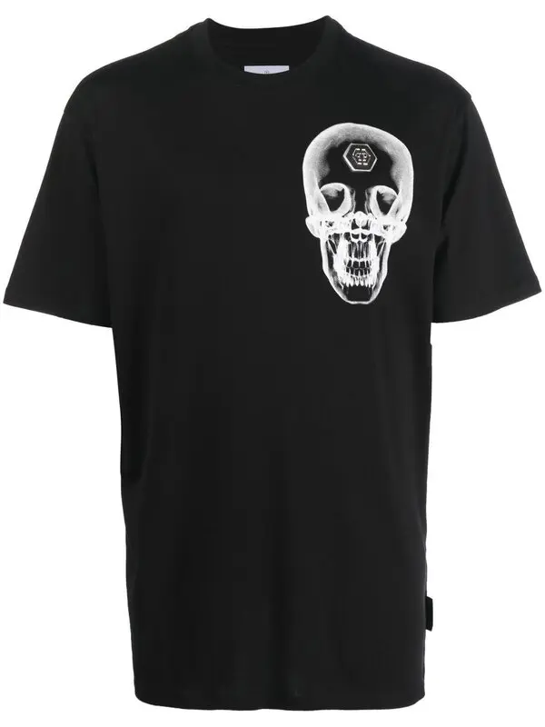 Philipp Plein Skull-print Short-sleeve T-shirt - Black