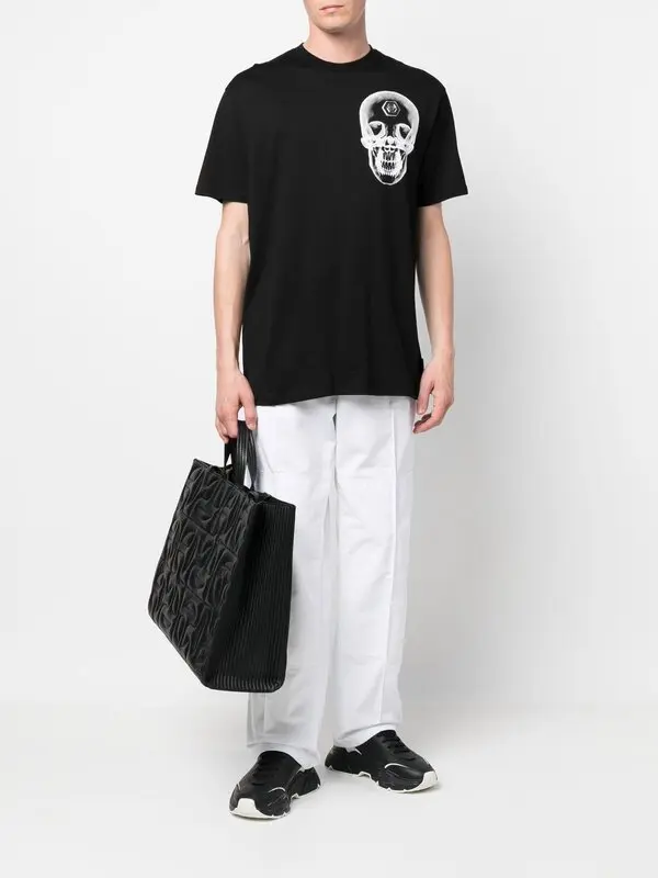 Philipp Plein Skull-print Short-sleeve T-shirt - Black