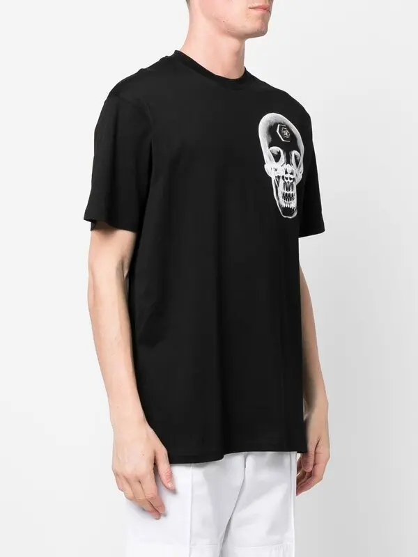 Philipp Plein Skull-print Short-sleeve T-shirt - Black
