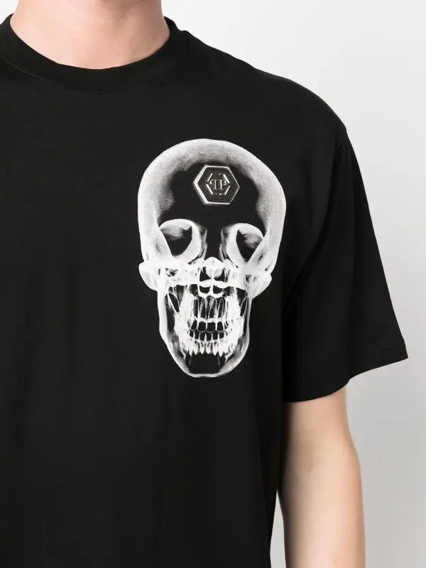 Philipp Plein Skull-print Short-sleeve T-shirt - Black