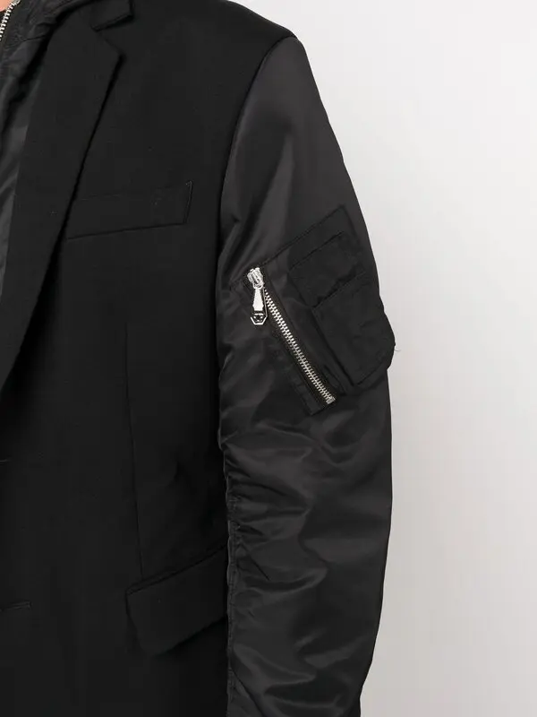 Philipp Plein Panelled Hooded Jacket