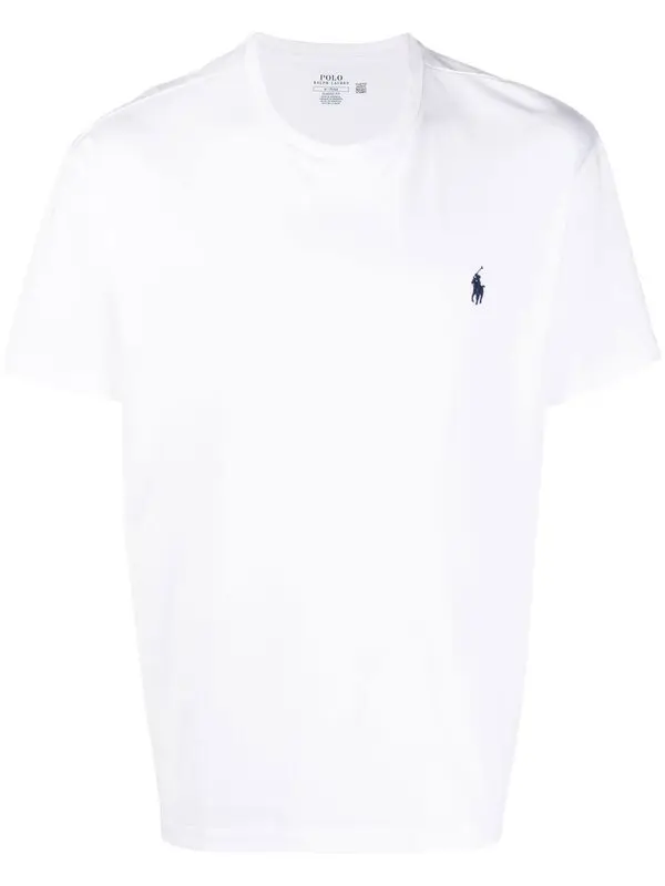 Polo Ralph Lauren Polo Pony-embroidered Short-sleeve T-shirt - White