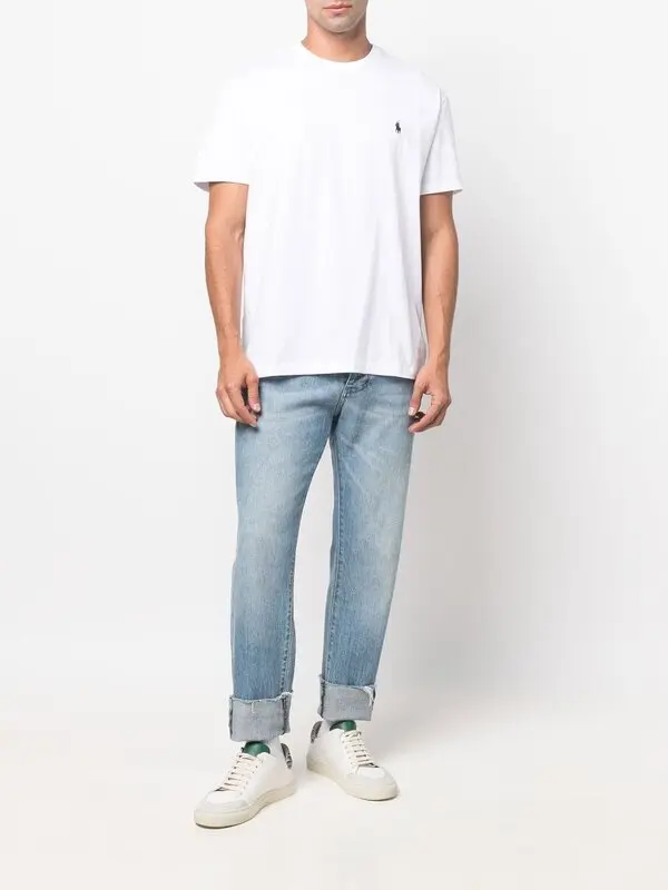 Polo Ralph Lauren Polo Pony-embroidered Short-sleeve T-shirt - White