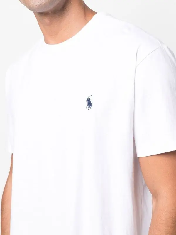 Polo Ralph Lauren Polo Pony-embroidered Short-sleeve T-shirt - White