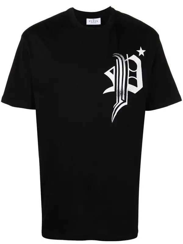 Philipp Plein Skull-print Detail T-shirt - Black