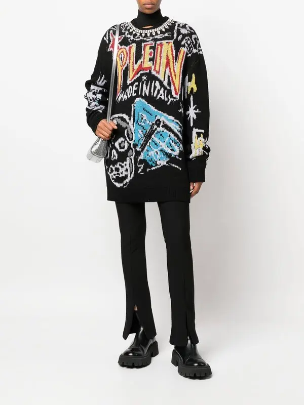 Philipp Plein Grafitti-print Sweatshirt