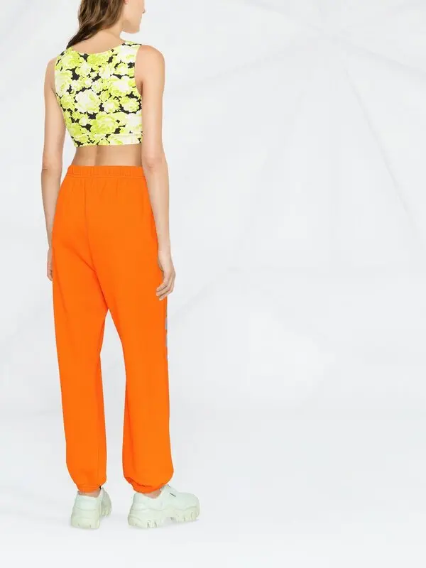 MSGM Floral Print Cropped Vest