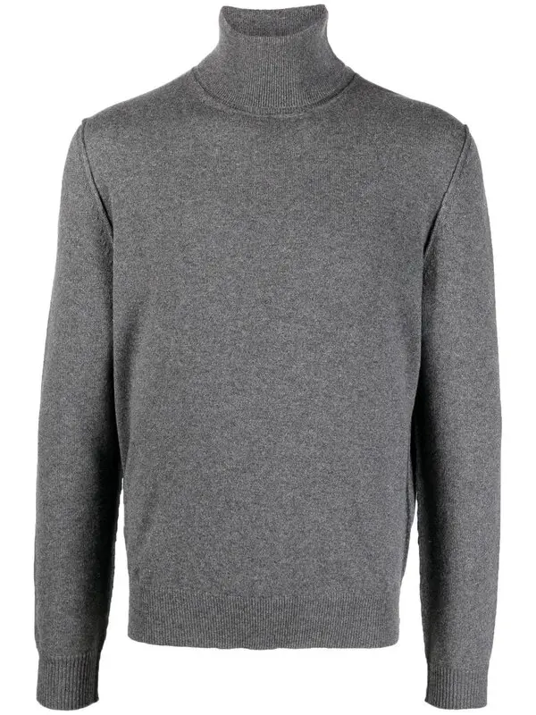 MAISON MARGIELA High-neck Cashmere Jumper - Grey