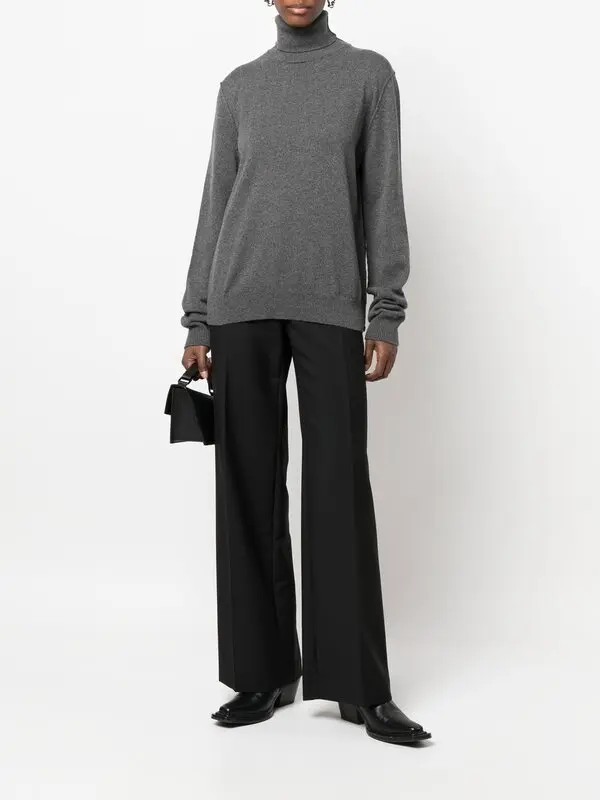 MAISON MARGIELA High-neck Cashmere Jumper - Grey