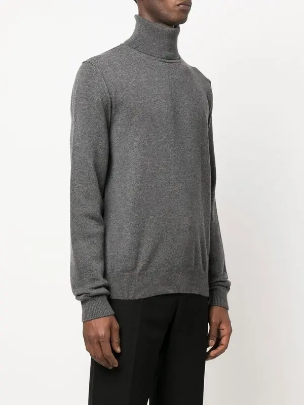 MAISON MARGIELA High-neck Cashmere Jumper - Grey