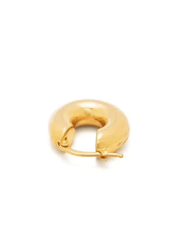 JIL SANDER Sculptural Hoop Earrings
