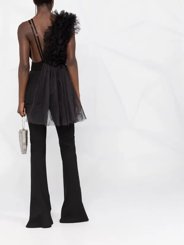 Alchemy Fashions X Lia Aram Asymmetric Tulle Bodysuit