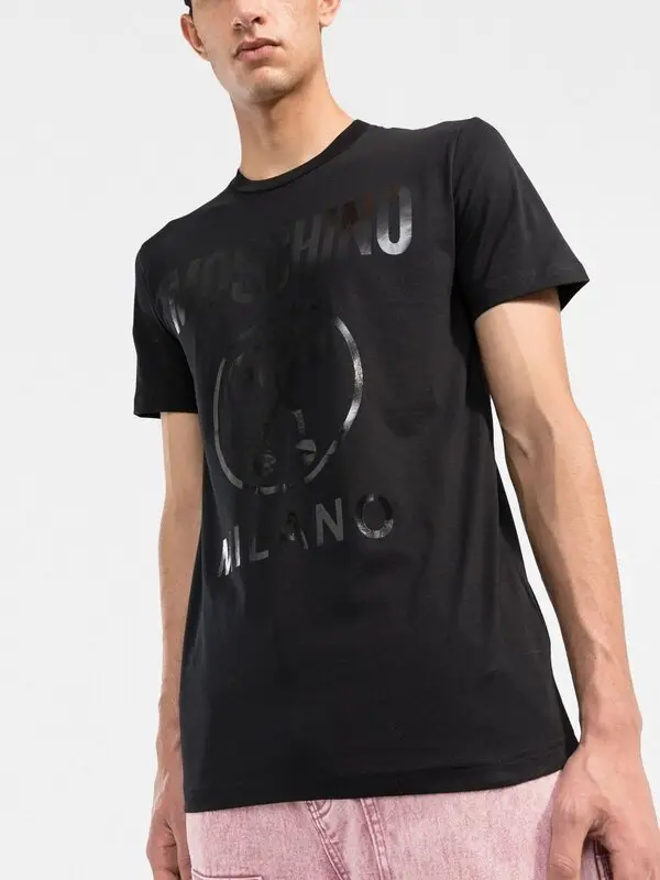 Moschino Logo-print Organic Cotton T-shirt