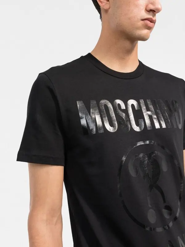 Moschino Logo-print Organic Cotton T-shirt