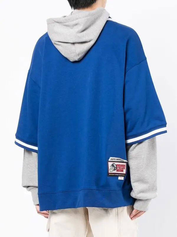 AAPE BY *A BATHING APE Logo-print Pullover Hoodie