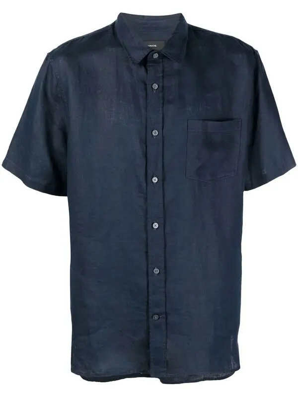 Vince Chest Patch-pocket Detail Shirt