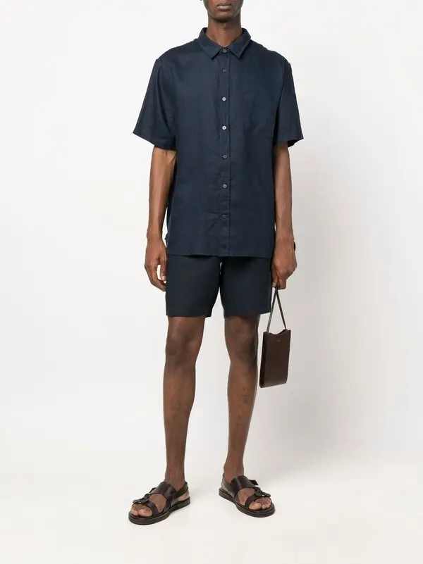 Vince Chest Patch-pocket Detail Shirt