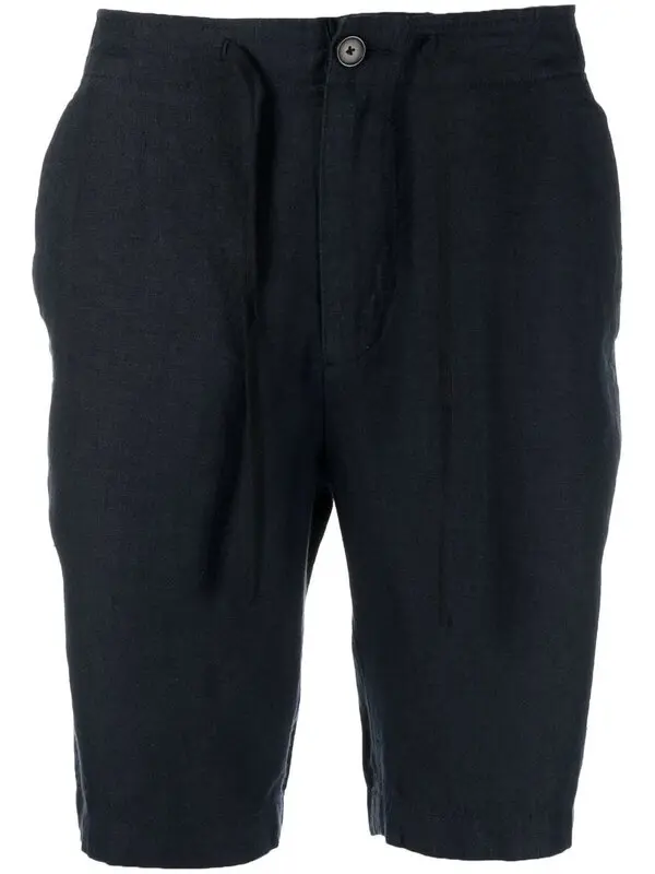 Vince Hemp Drawstring Shorts - Blue