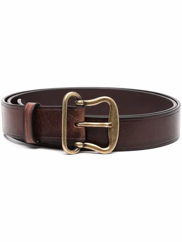 Dsquared2 Gold-buckle Leather Belt