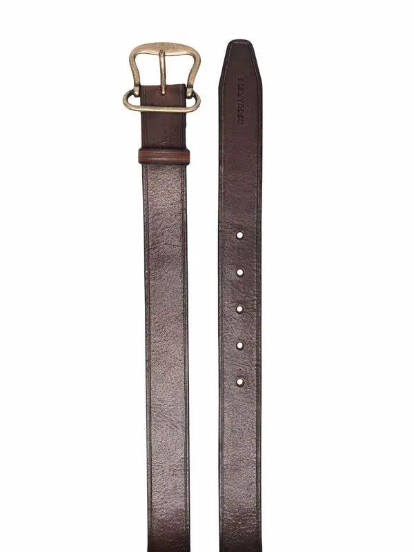 Dsquared2 Gold-buckle Leather Belt