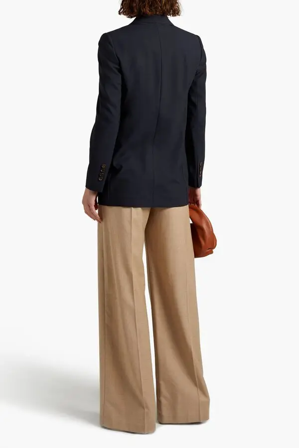 Brunello Cucinelli Double-breasted Wool-blend Blazer