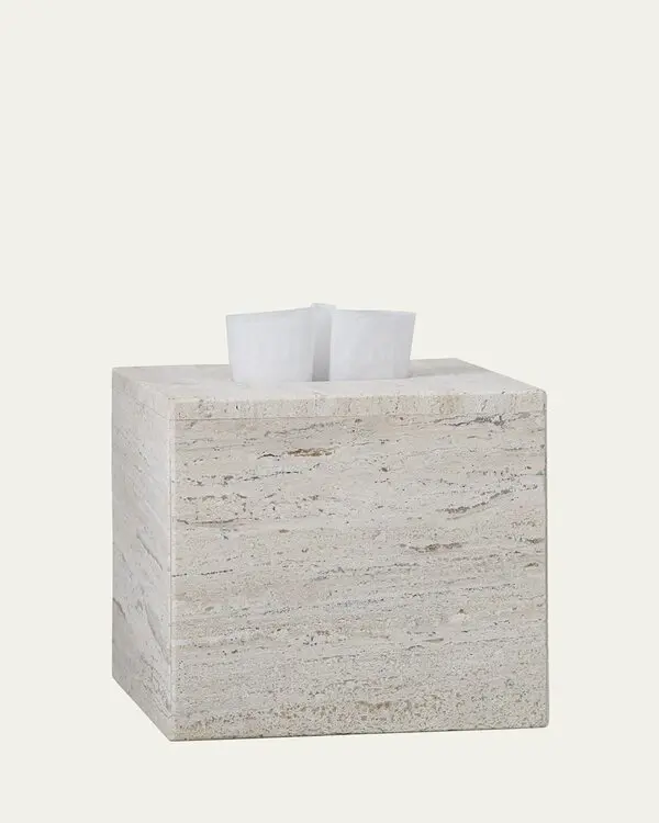 LABRAZEL Aztec Tissue Box Cover - Sand