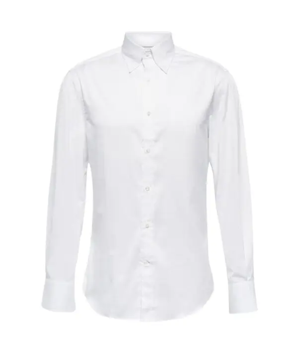 Brunello Cucinelli Slim Cotton Twill Shirt