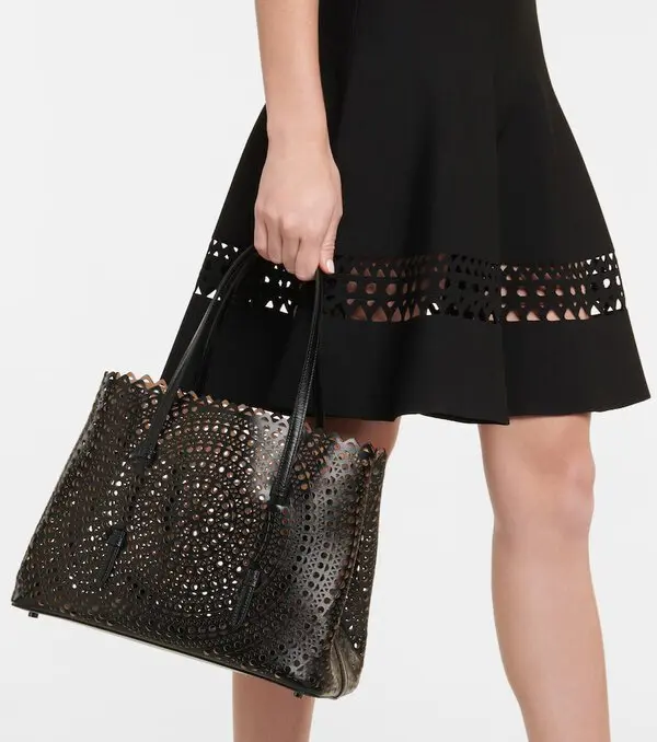 Alaïa Le Mina 32 New Vienne Leather Tote Bag