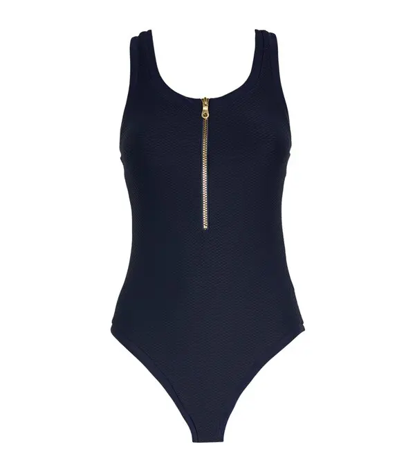 Heidi Klein Core Racerback One-piece Swimsuit - Navy